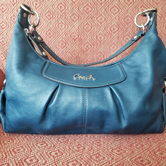 Coach | Bags | Coach Turquoise Handbag | Poshmark